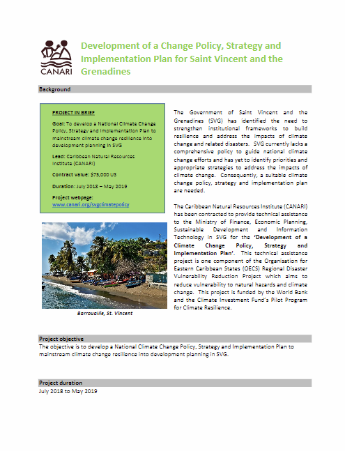 Project Briefs | CANARI